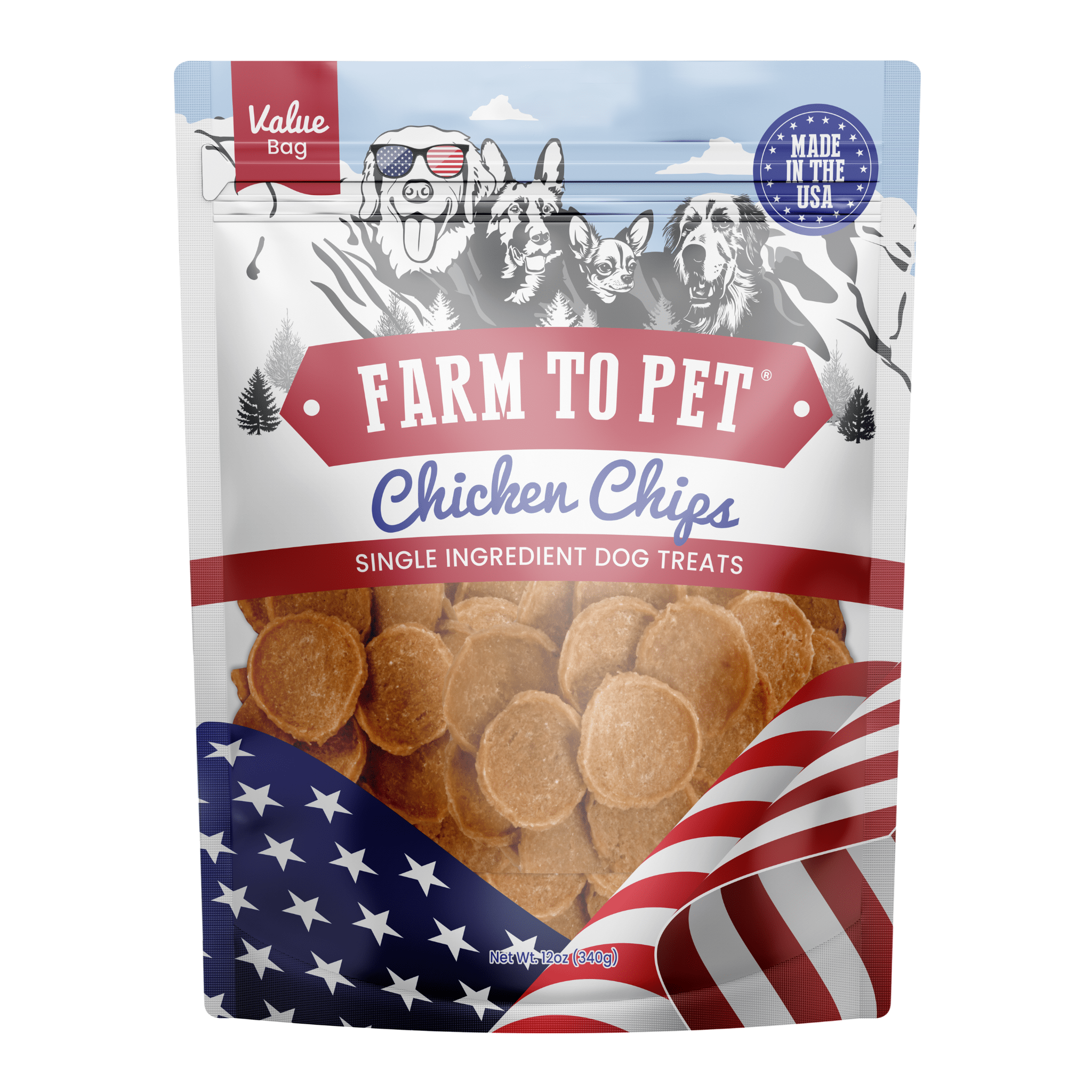 Americana Chicken Chips for Dogs – Alpha Paw