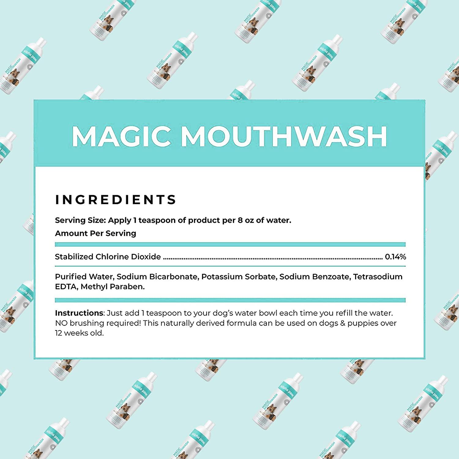 Mouthwash For Dogs | Magic Mouthwash™ by Alpha Paw