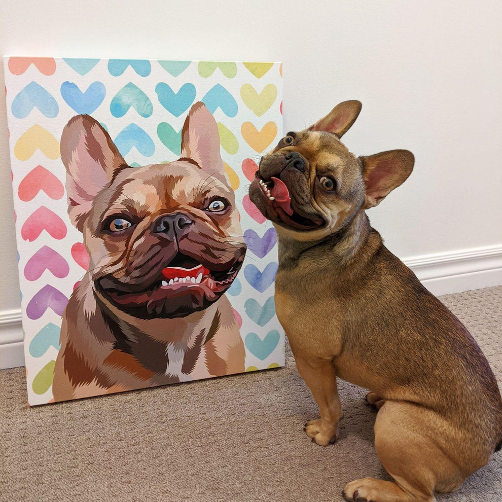 Custom Wrapped Canvas – Alpha Paw